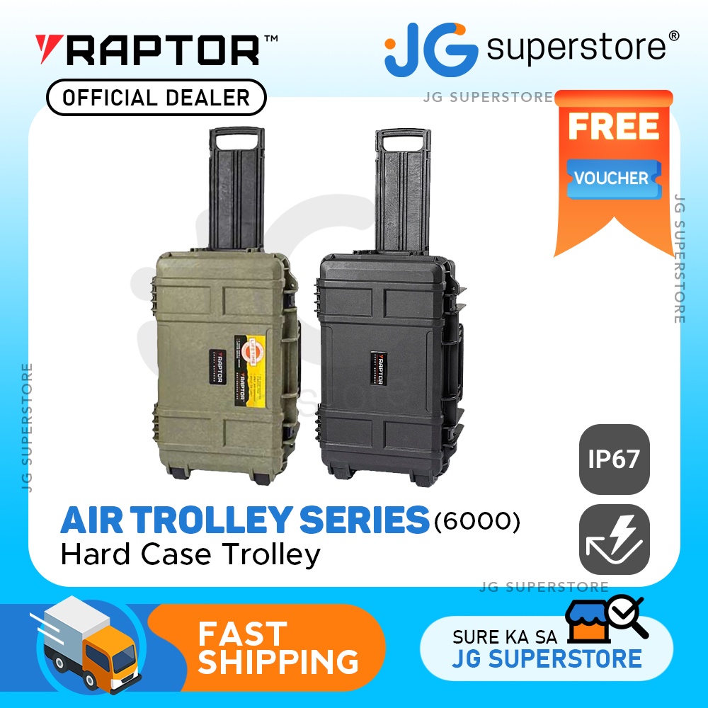 Raptor 6000 Air Trolley Series 2-Wheeled Hard Case and Travel Luggage ...
