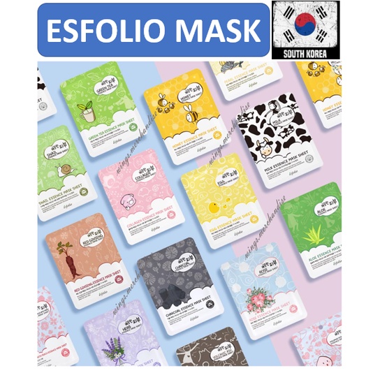 Esfolio Pure Skin Essence Mask Sheet | Shopee Philippines