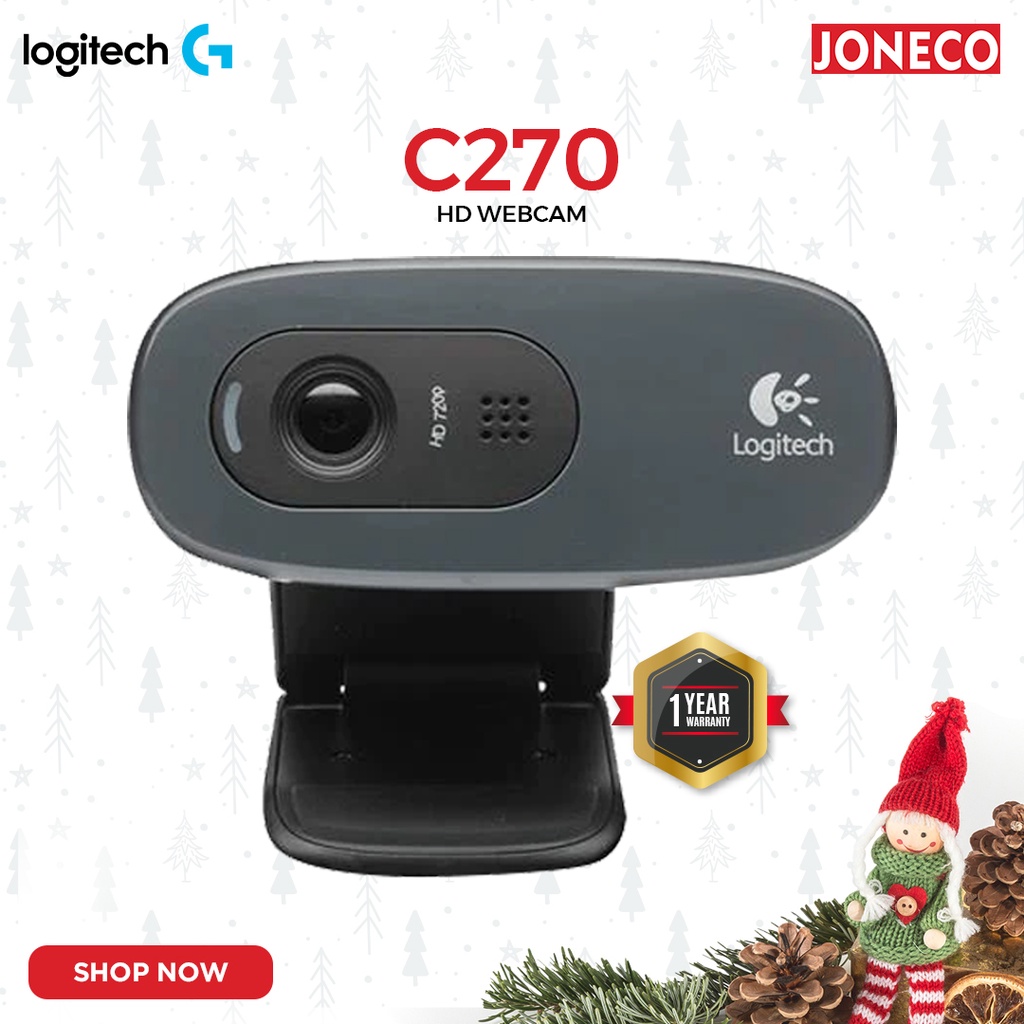 Logitech C270 HD Webcam HD 720p 30fps Widescreen HD Video Calling HD ...