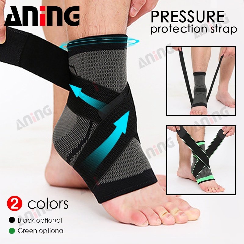 Sports Ankle Protection Elastic Nylon Warm Breathable Fixed Ankle ...
