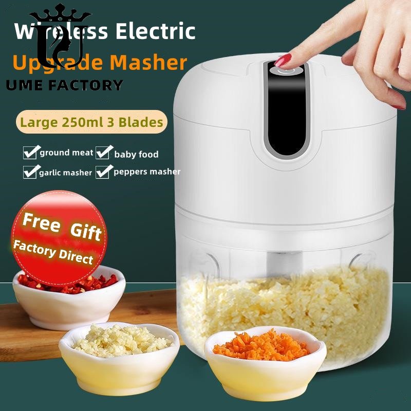 Wireless Mini Blender Garlic Chopper Electric Food Chopper ...