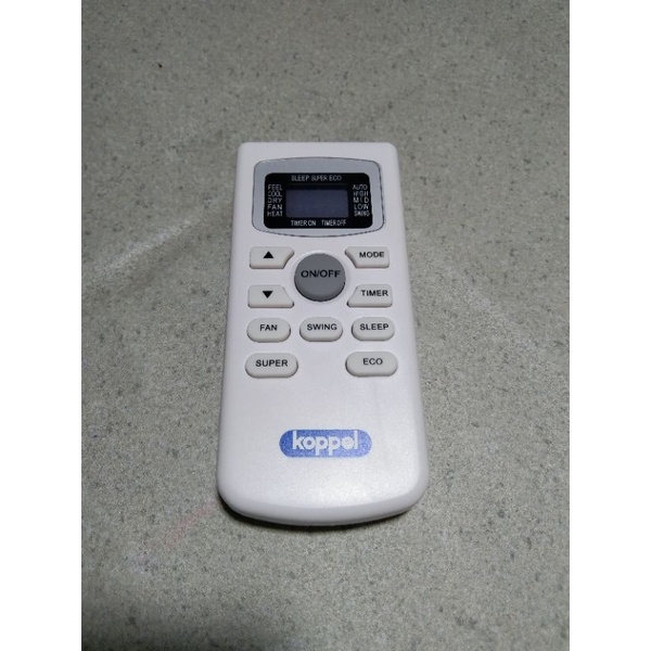 Koppel Aircon Remote | Shopee Philippines