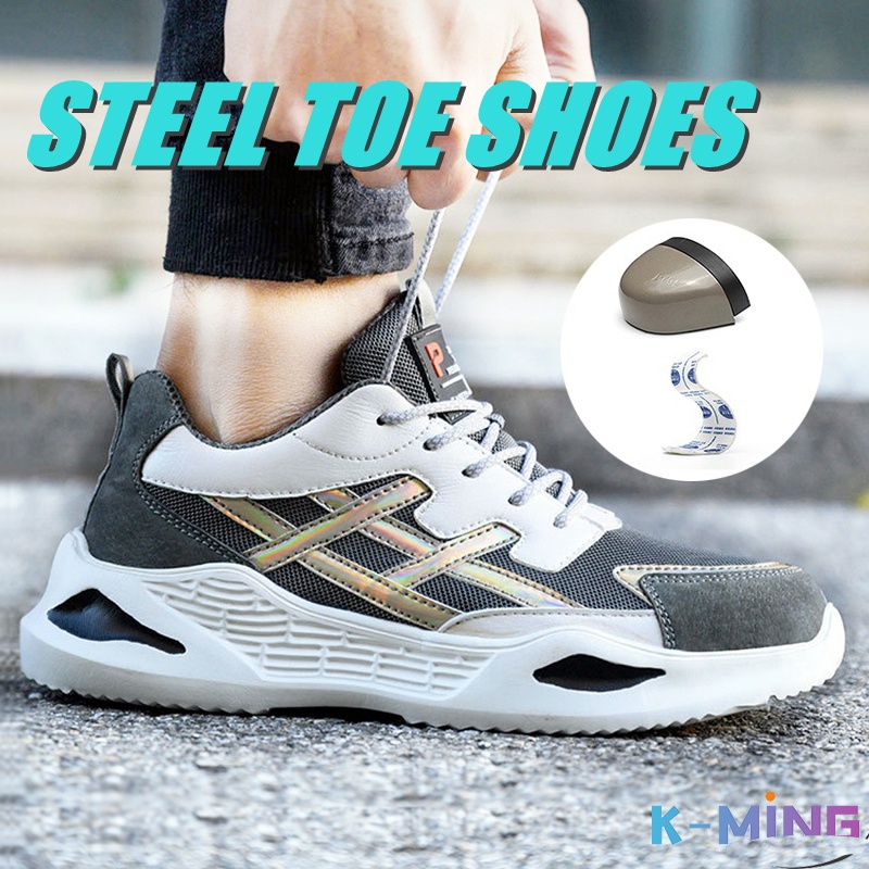 K-MING Safety Shoes Men's Anti-smashing And Anti-piercing Steel Toe Cap ...