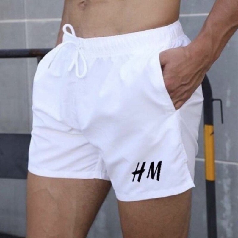 2 Pockets Unisex Taslan Sports Fashion Shorts/Beach Shorts Plain ...