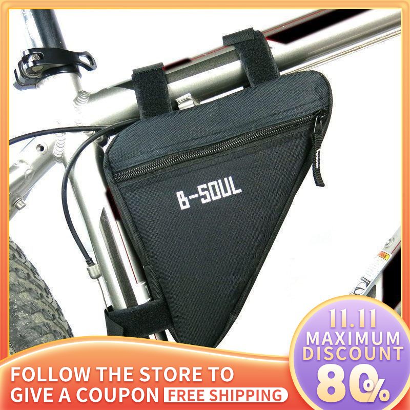 LONGGO Bike Waterproof Triangle Frame Bag MTB Bike Top Tube Bag Cycling ...