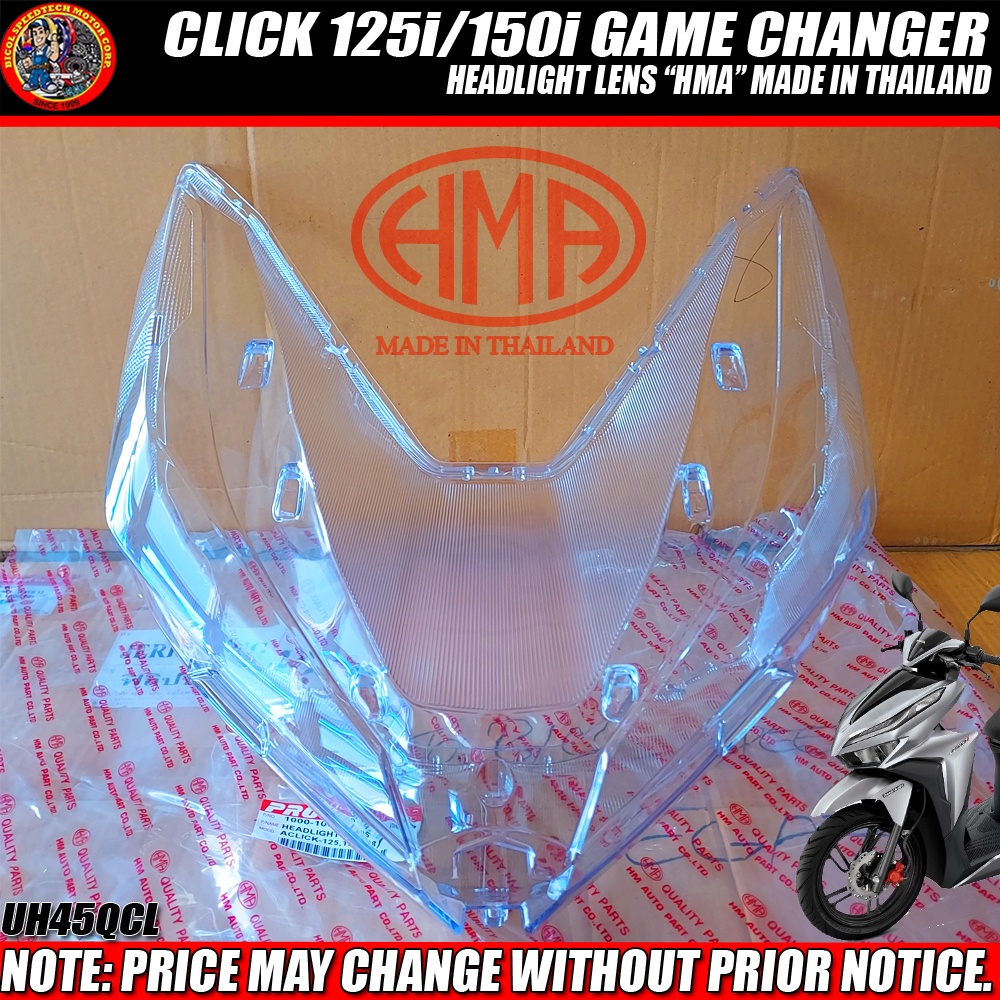 CLICK 125i/150i GAME CHANGER V2 HEADLIGHT LENS "HMA" (MADE IN THAILAND ...