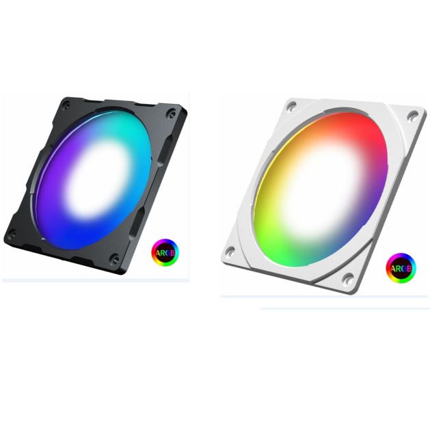 PHANTEKS 12cm/14cm fan frame HALOS 5V Digital RGB D-RGB ARGB and 12V ...