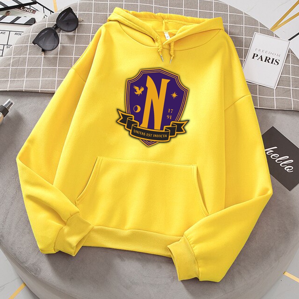 Nevermore Hoodie Jacket wednesday addams netflix hooded cotton ...
