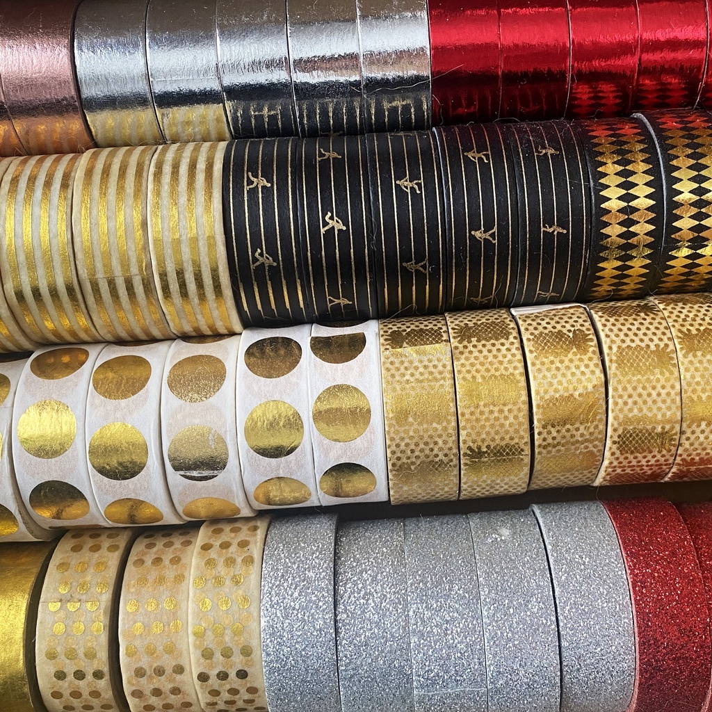 Washi tape Medium Version 1.5cm Many Lovely Patterns - Adhesive tape ...