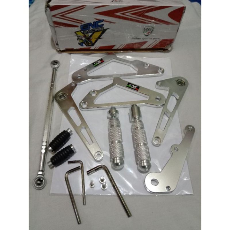 CNC Half Shifter Raider 150 Carb type Black and Silver (Made in ...