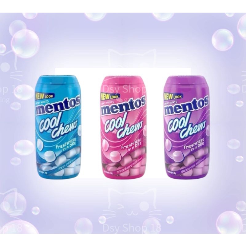 MENTOS Cool Chews Mint Bottle 30g [Assorted] | Shopee Philippines