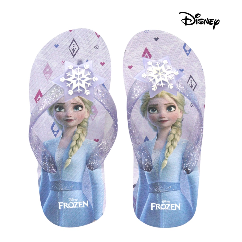 Disney Frozen Elsa Girls' Flip Flop Slippers | Shopee Philippines