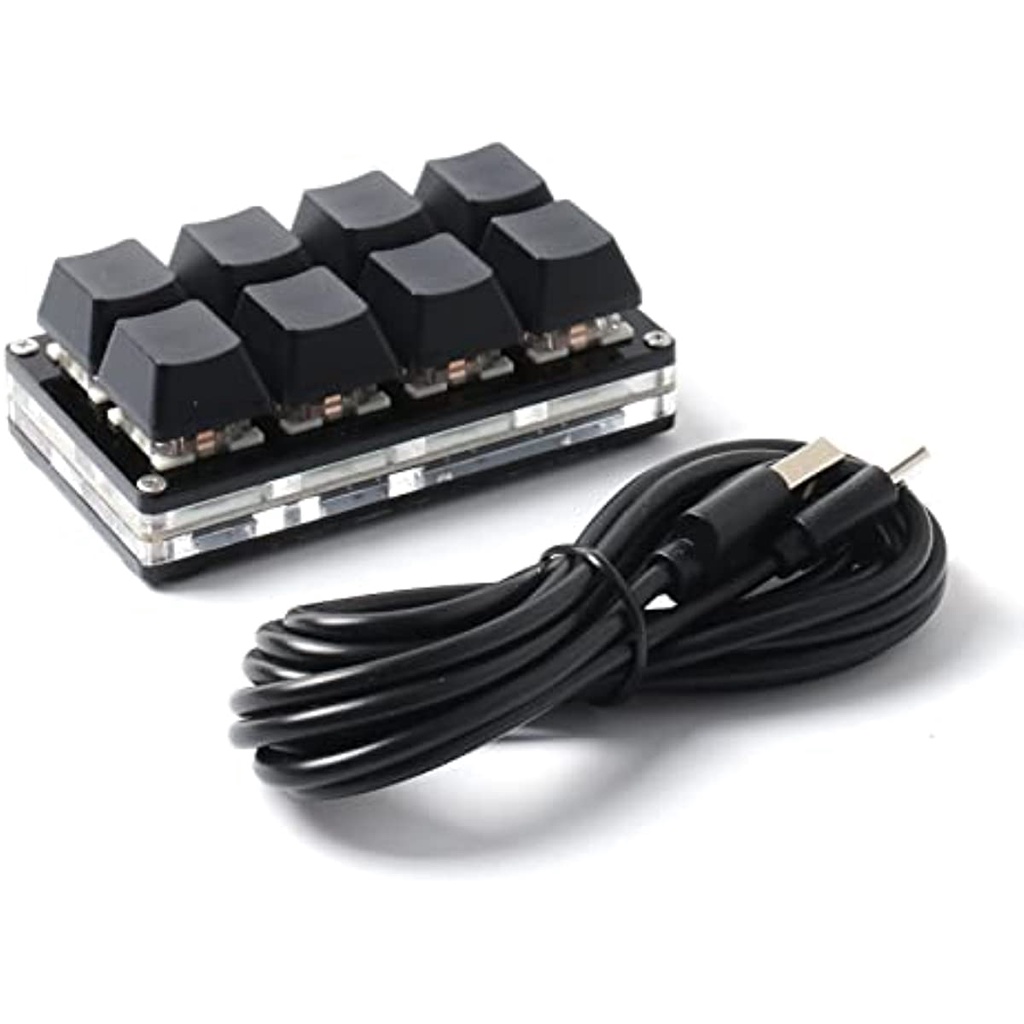 8 Keys Keyboard USB Interface Custom Copy Paste Shortcuts Mini Mechanical Keyboard | Shopee ...
