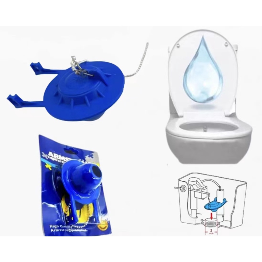 Rubber Flapper for Water Closet Toilet Part Replacement Repair ...