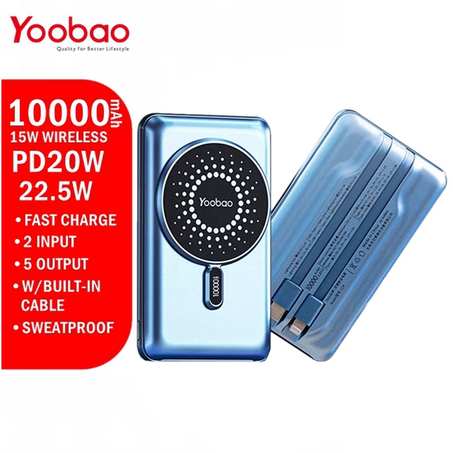 Yoobao Lc4 10000mAh Multi-functional Wireless Charging Power Bank with ...