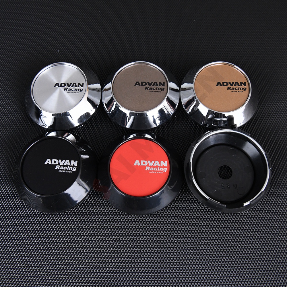 4PCS Clip Diameter 62MM Cap Sport Rim ADVAN Logo Sticker Wheel Center ...