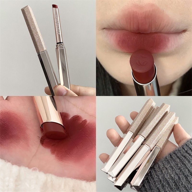 HERORANGE Small Tube Velor Lipstick Moisturize Long-lasting and Not ...