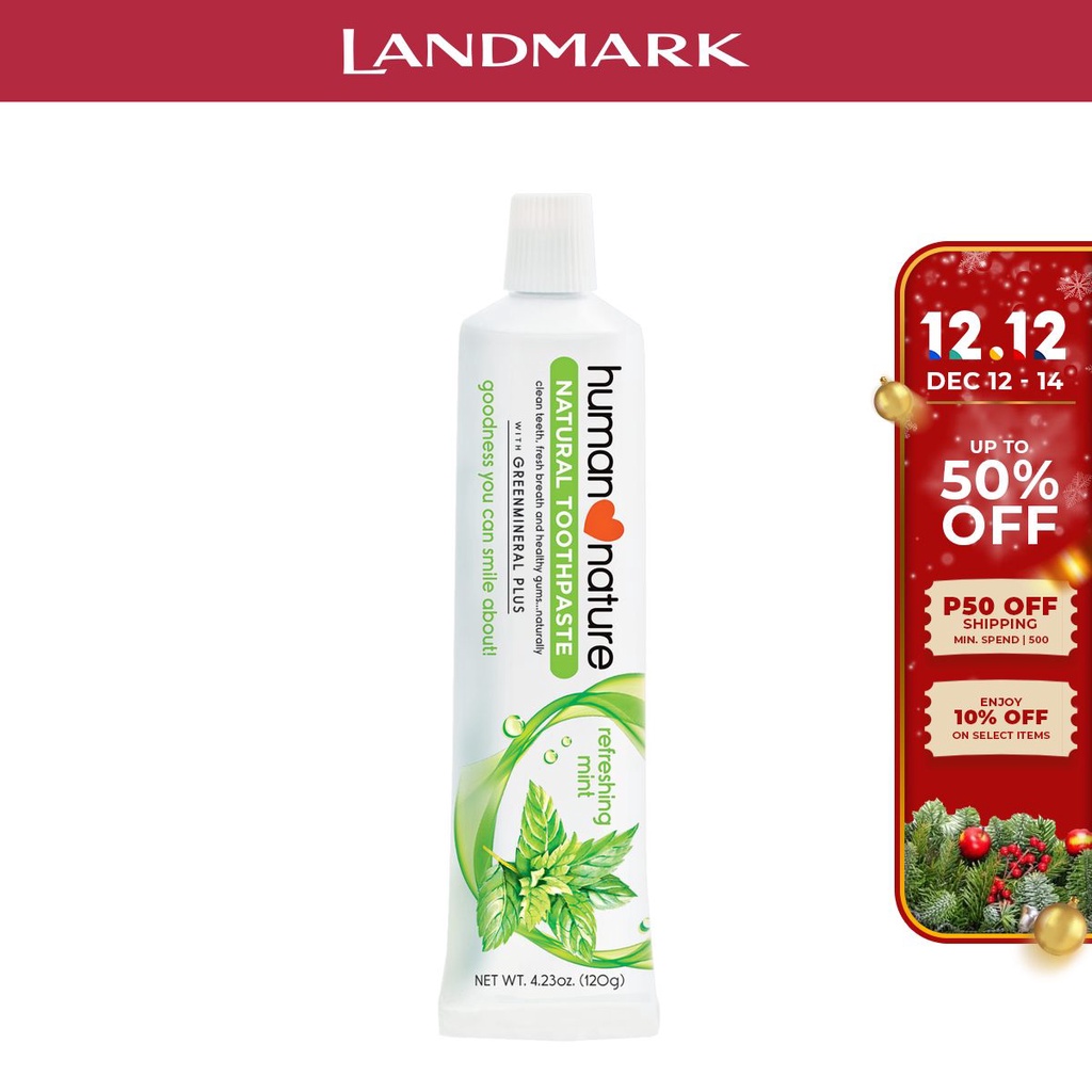 Human Nature Natural Toothpaste 120g | Shopee Philippines