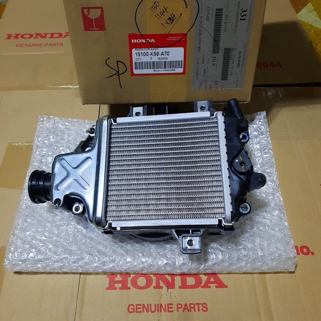 Radiator Assemble Honda Genuine(CLICK 125i/150i GAME CHANGER) | Shopee ...