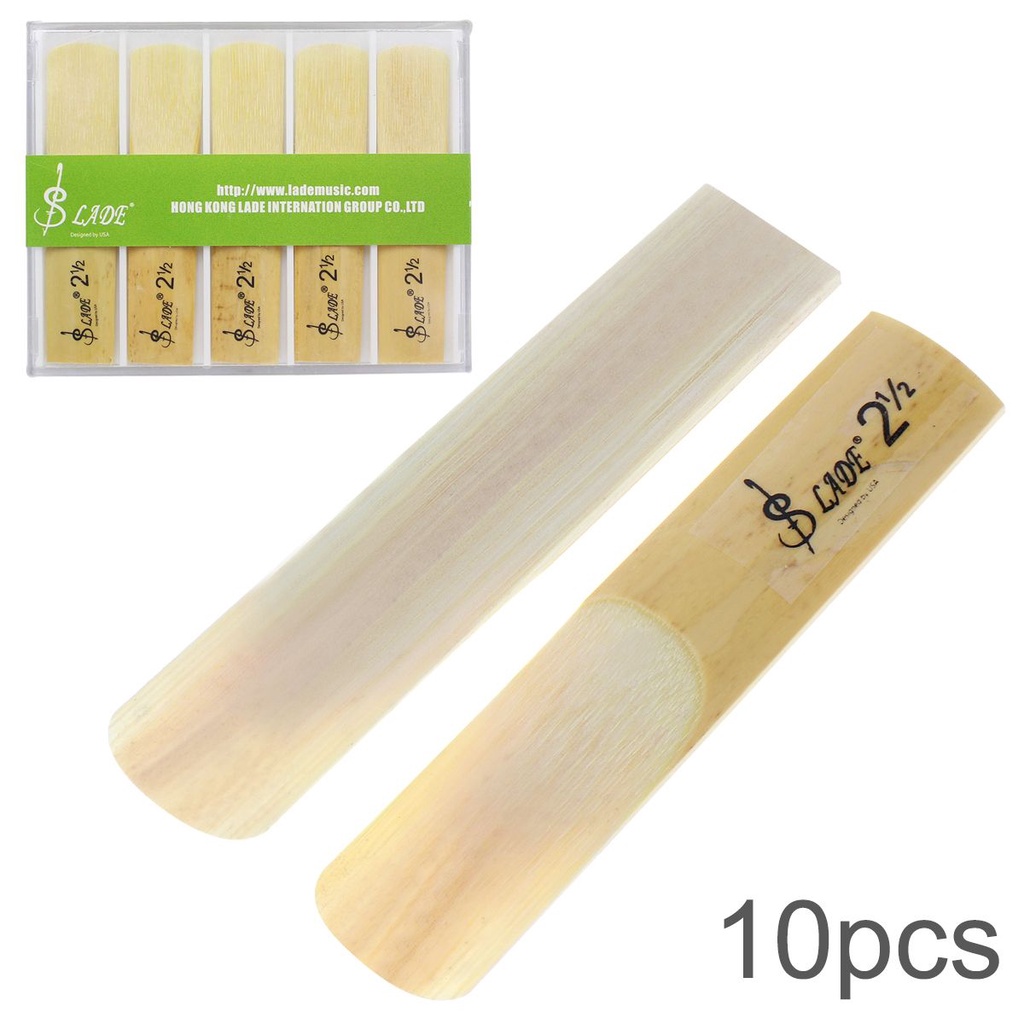 10pcs Alto bE Saxophone Lade Bamboo 2-1/2 Reeds | Shopee Philippines