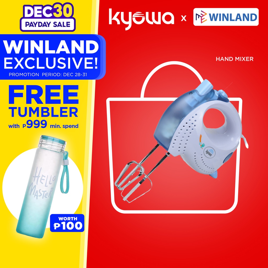 KYOWA by Winland Hand Mixer 5 Speed Setting with Turbo Control KW-4404 ...