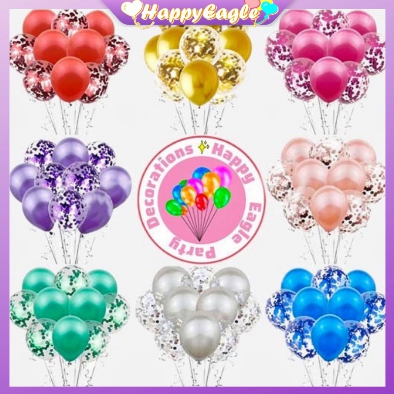 12 Inch 10 Pcs Confetti Balloon blloons for Birthday Party Decoration ...