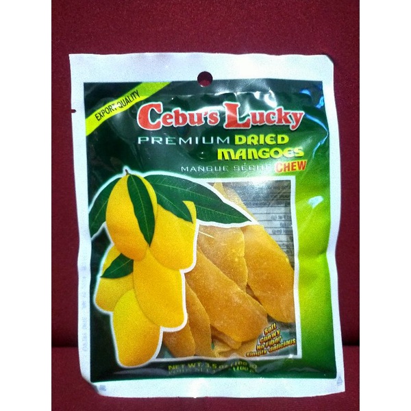 Cebu's Lucky Premium Dried Mangoes 100g | Shopee Philippines
