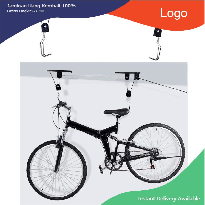 Fortress Bicycle Ceiling Mounted Storage Bike Lift Hanger bike hanger ...