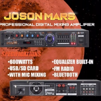 [JOSON] Mars Amplifier FM, USB, SD, BT PLAYER (with Graphic Equalizer ...