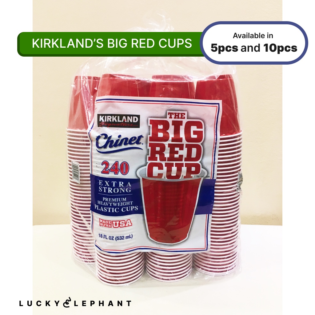 Kirkland Big Red Party Cups Extra strong (532mL) - Sold by 5's and 10's ...