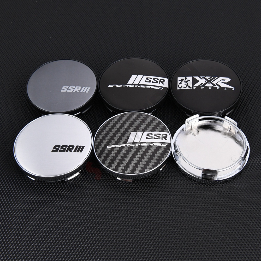 4PCS Rim Wheel Cap 58MM/53MM Wheel Center Cap SSR XXR Logo Sticker ...