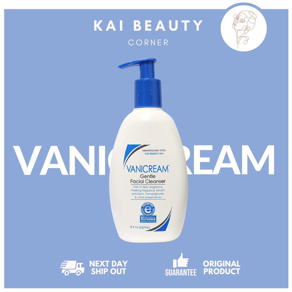 Vanicream Gentle Facial Cleanser 8oz 237ml By Kaibeautycorner