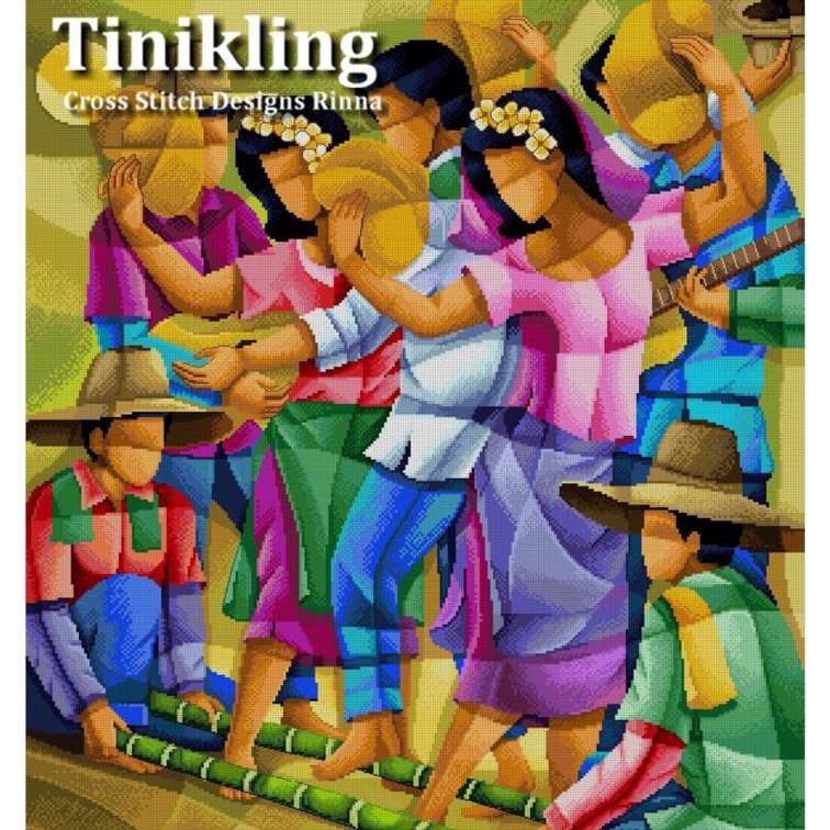Cross Stitch PATTERN only - TINIKLING -PInoy Art Design | Shopee ...