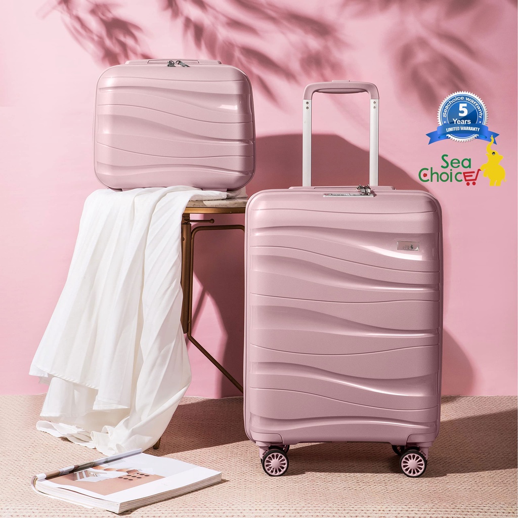 SeaChoice 14 BeautyCase+ 20 Boarding Case 24 In 28 In PP Trolley ...