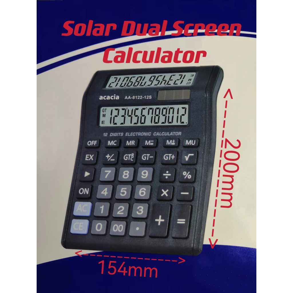 new Dual-screen calculator Large-screen calculator Electronic ...