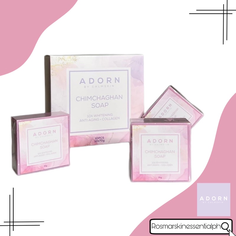 ADORN by CalmSkin Chimchaghan Soap 70G | Shopee Philippines
