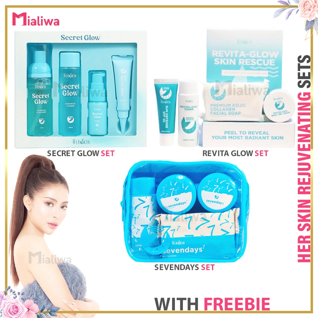 HerSkin By Kath Melendez Revita Glow Rejuvenating Set Secret Glow Set ...