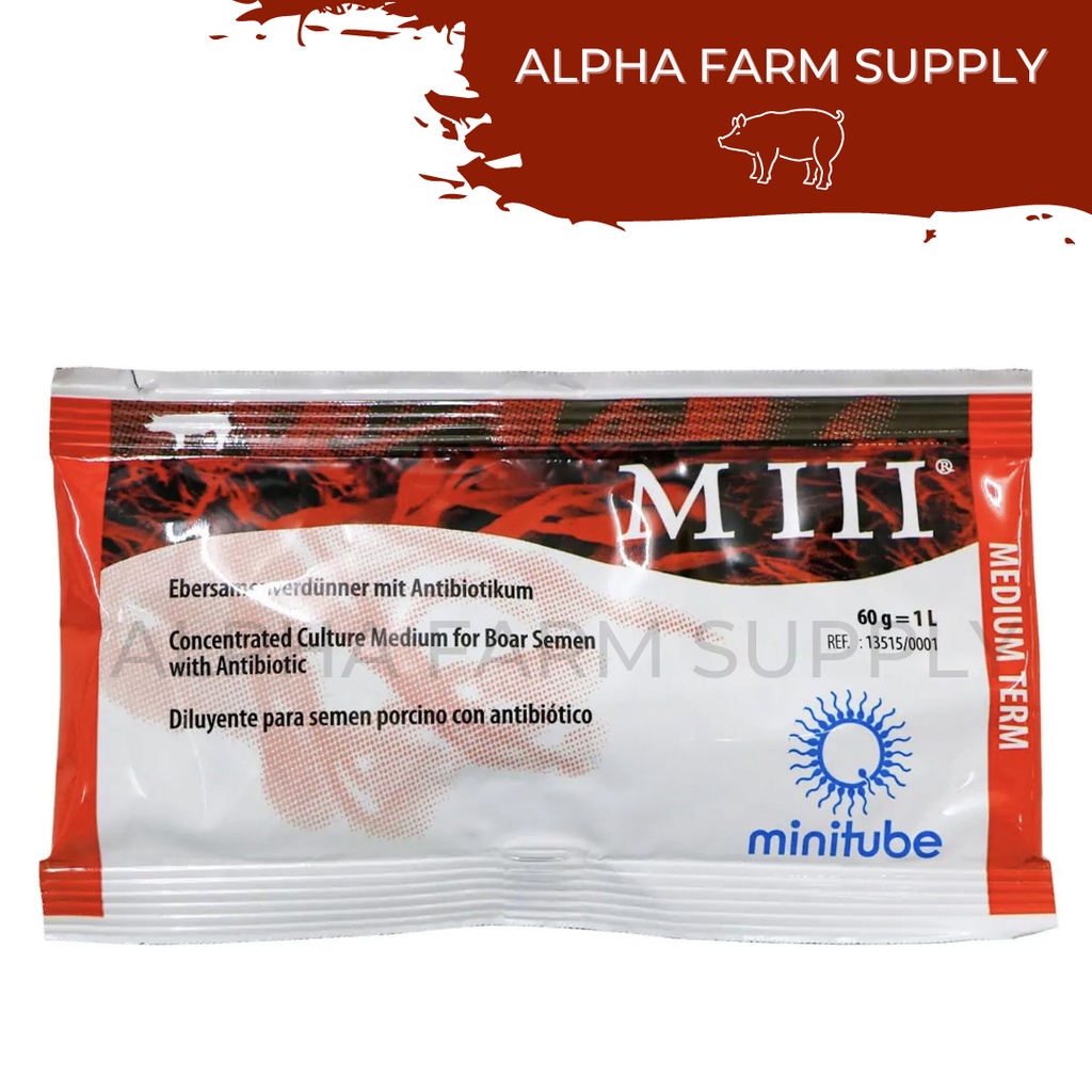 Minitube MIII Medium Term Boar Semen Extender 60grams [ Artificial ...