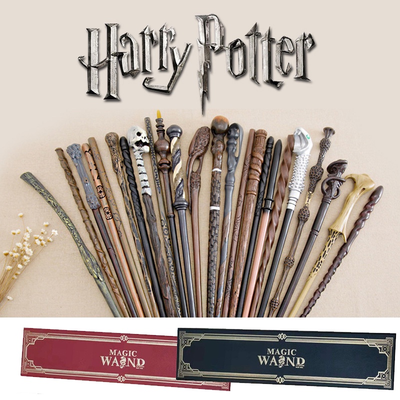 Wand dumbledore Hermione Ron Snape Voldemort Premium Quality with metal ...