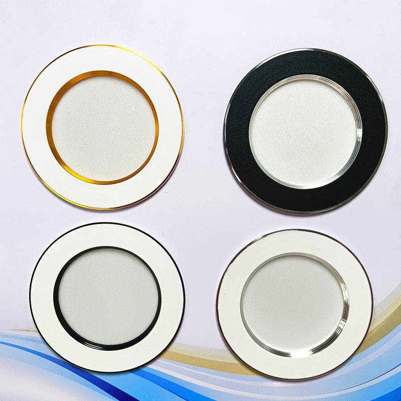 Three color LED down light Embedded panel light in bedroom and living ...