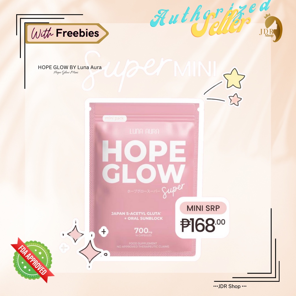 Hope Glow Mini glutathione Capsules by luna aura | Shopee Philippines