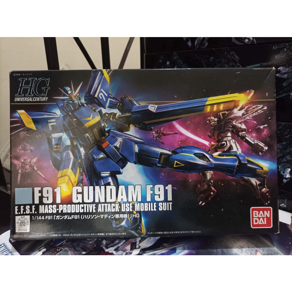 BANDAI HG 1/144 HGUC F91 Gundam Harrison Ver [RED LOGO] | Shopee Philippines