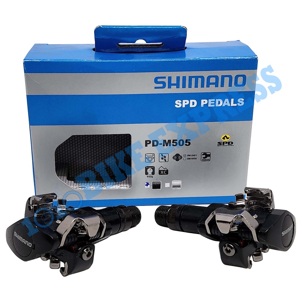 Shimano Pd-M505 Spd Cleat Pedals For MTB | Shopee Philippines