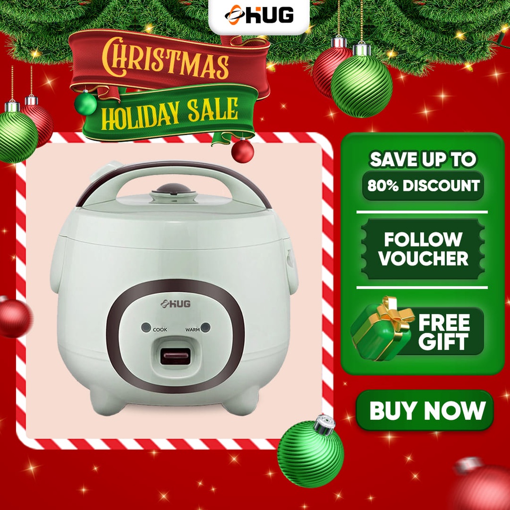 HUG Minimalist Nonstick Rice Cooker Jar Type with Steamer | RC-300Z ...