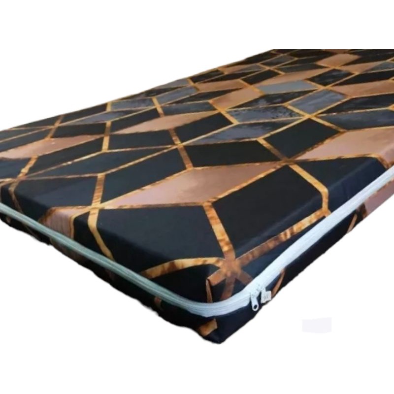 Foam Cover with 3 Side Zipper SEMI COTTON (FOAM NOT INCLUDED) | Shopee ...