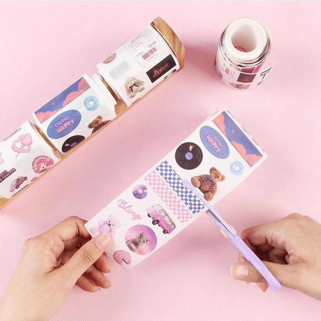 [Daiso Korea] HIGH TEEN ROLL MASKING TAPE, PIECE STICKER | Shopee ...