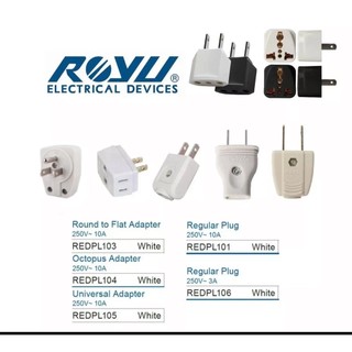 Royu extension outlet/surface switch/rubber plug adapter pull chain ...