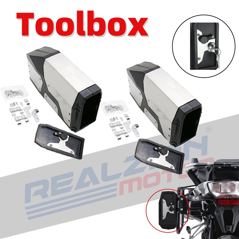 Motorcycle 4.2L Side Rack Storage Box For BMW R1200GS R1250GS ADV 150 ...