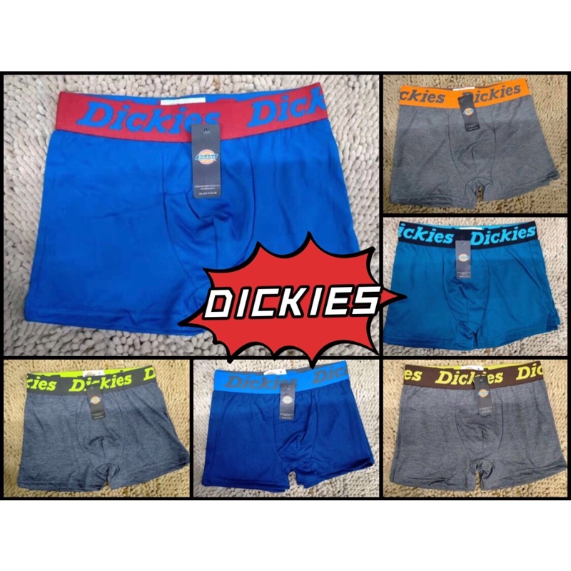 DICKIES 12pcs Plain Fashion Men's Boxer Brief.(1 dozen) | Shopee ...