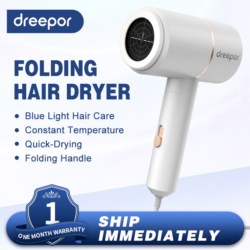 Dreepor Blower Hair Dryer and straightener Foldable Electric Hair ...